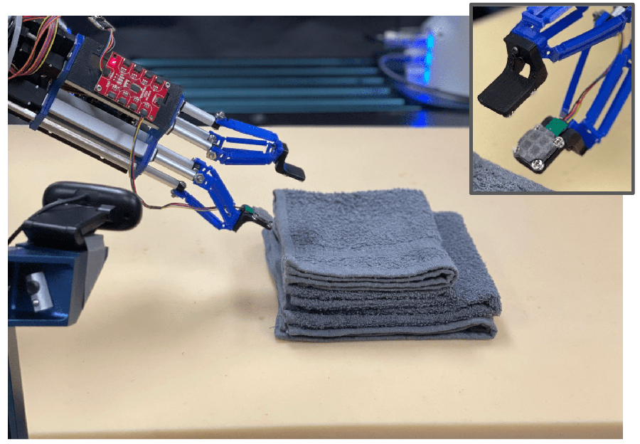 Robots Taught to Feel Cloth Layers Could Help With Laundry